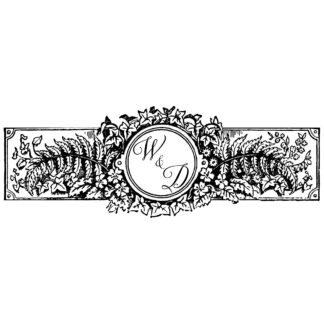 Wreath Monogram | Get Stamped