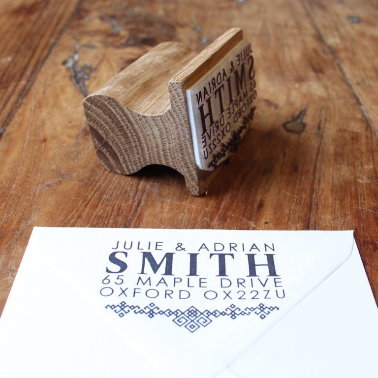 Personalised Address Stamps | Hand Made Address Stamps