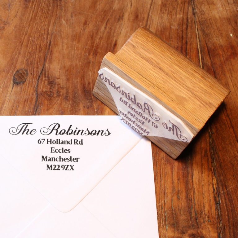 Personalised Address Stamps | Hand Made Address Stamps