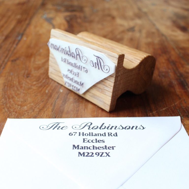 Personalised Address Stamps | Hand Made Address Stamps
