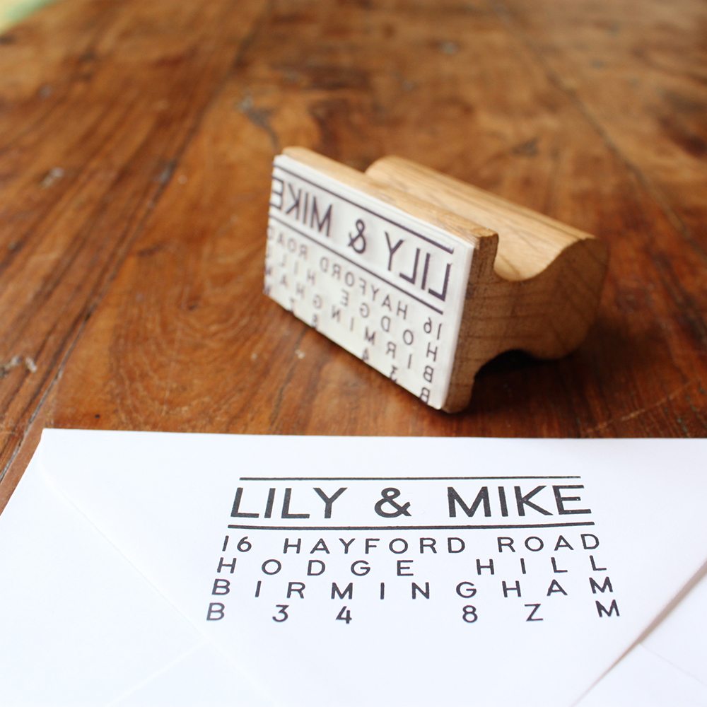 Address stamp - Simple | Get Stamped