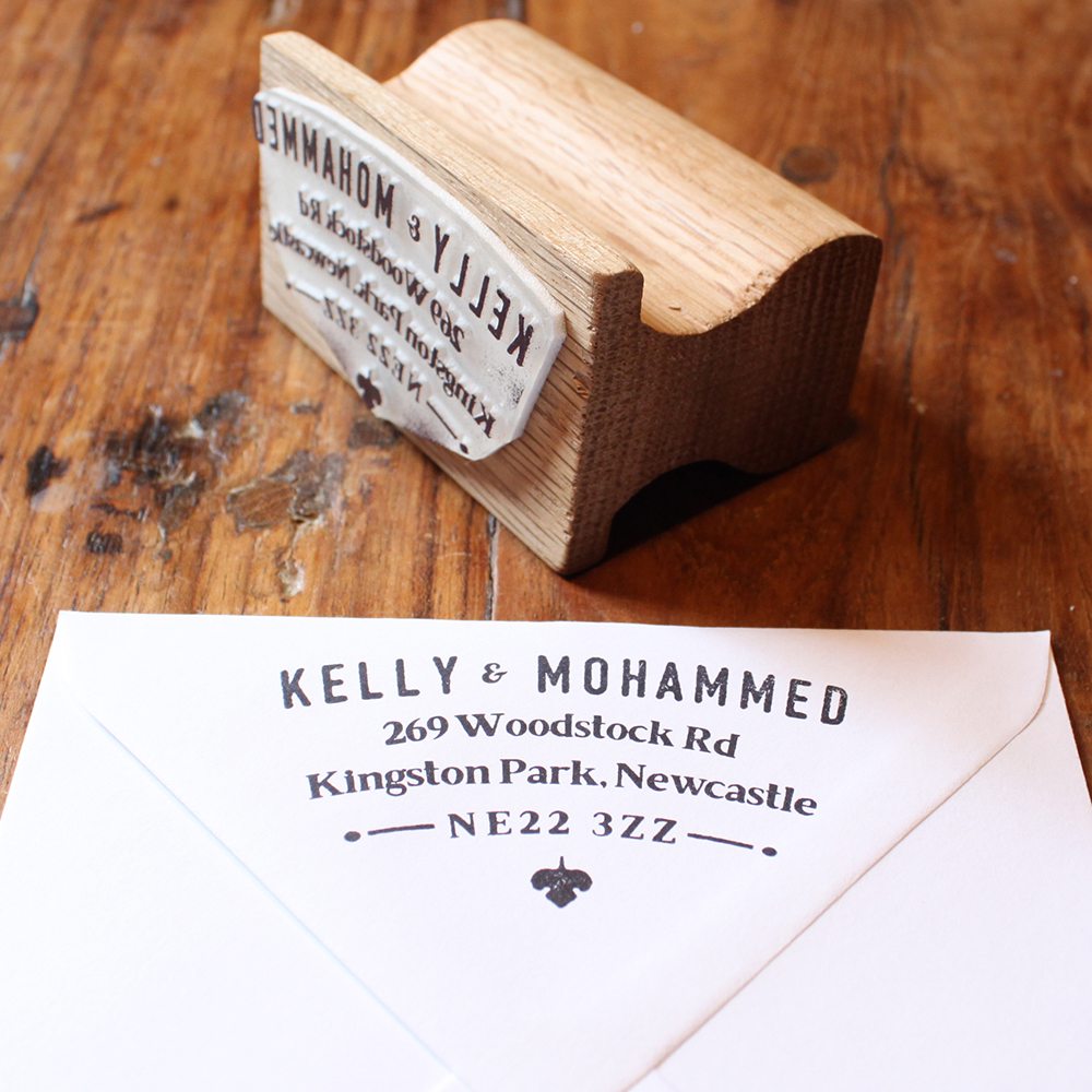 Personalised Address Stamps | Hand Made Address Stamps