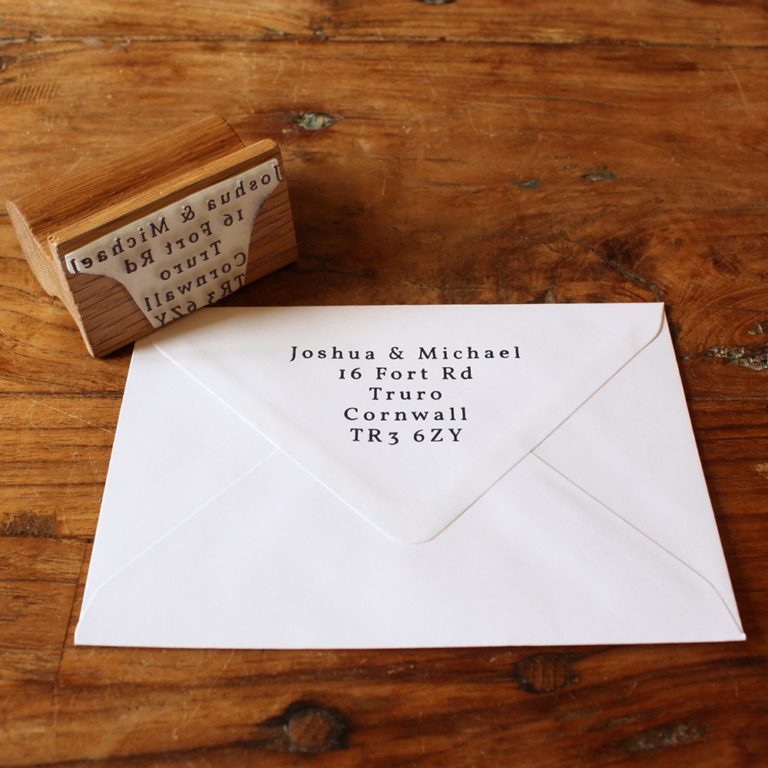 Personalised Address Stamps | Hand Made Address Stamps
