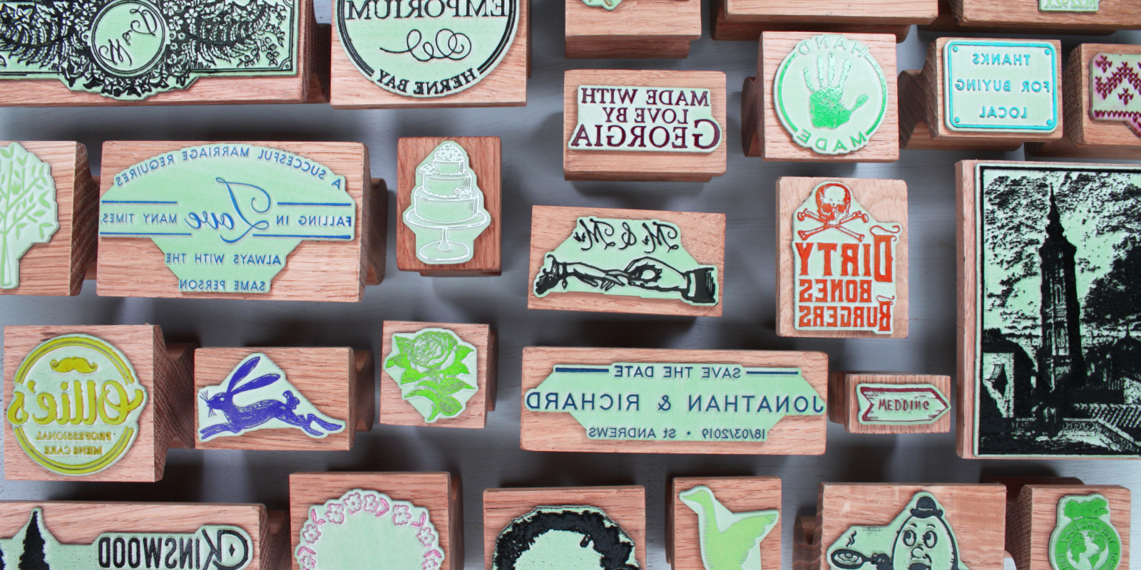 Personalised Stamps | Get Stamped - The Green Rubber Stamp Company